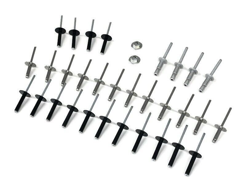 Complete Golf Cart Body Rivet Hardware Kit for EZGO TXT 1994 & Up - Ga ...